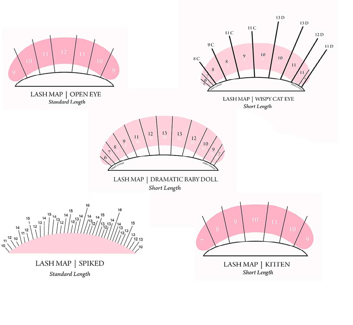 Mapping de pestañas - La guía definitiva - Lash Masterclass